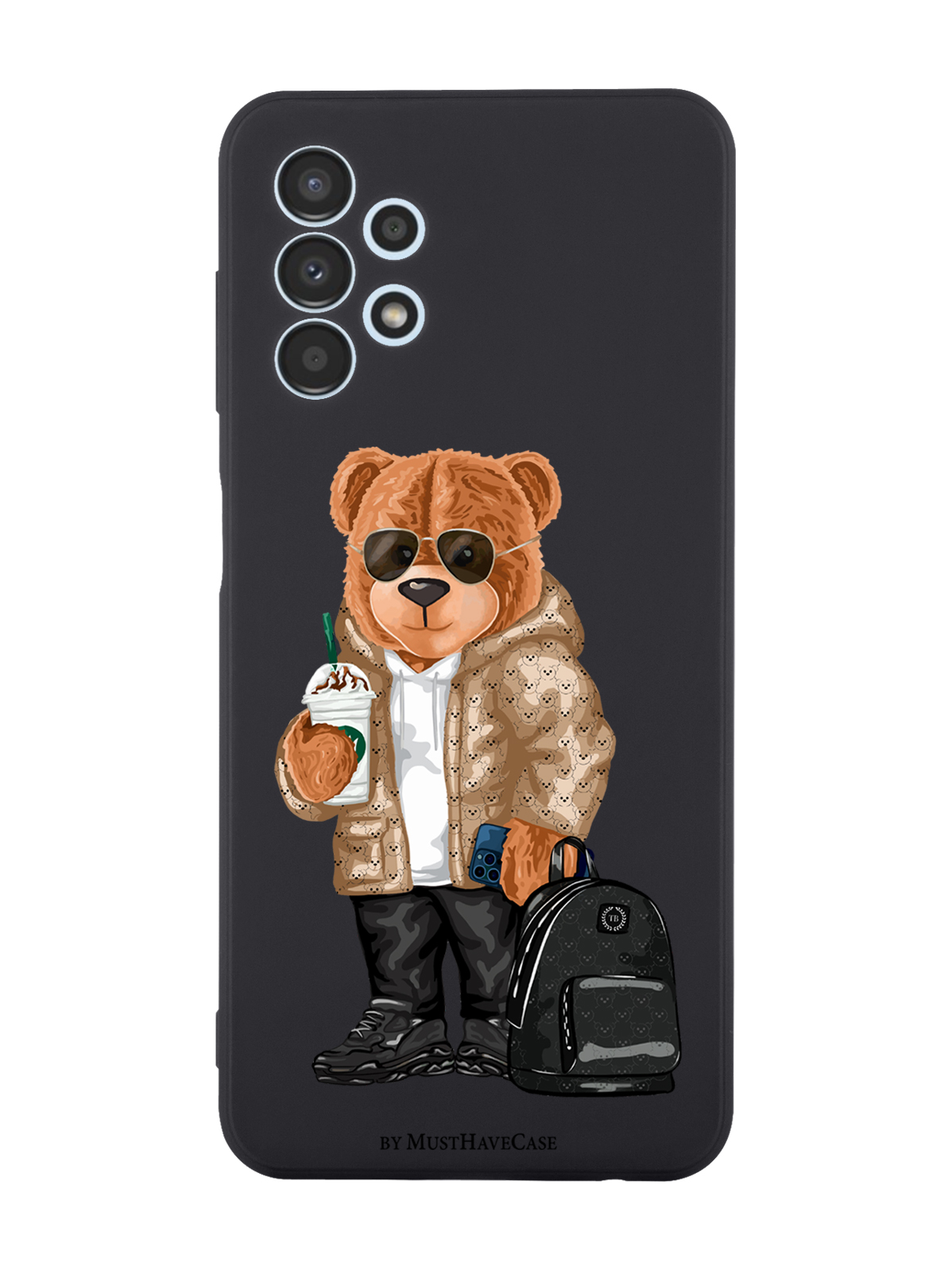 Чехол MustHaveCase для Samsung Galaxy A13 4G Tony Style в очках черный