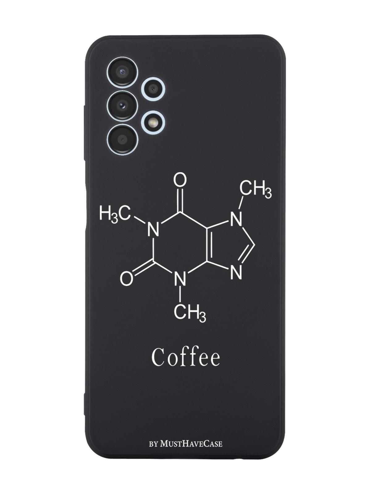Чехол MustHaveCase для Samsung Galaxy A13 4G Молекула кофе черный