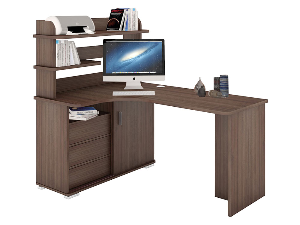 Компьютерный стол  СР-165, СР-145 Шамони, 1400 мм, Цвет, Левый