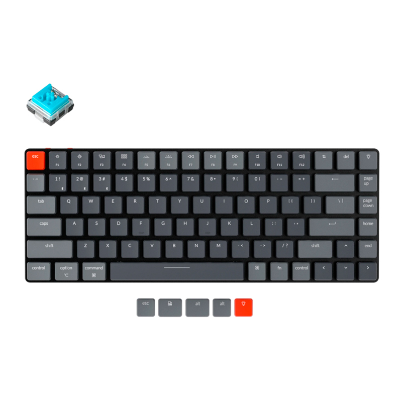 Беспроводная игровая клавиатура Keychron K3 Black (K3E2)