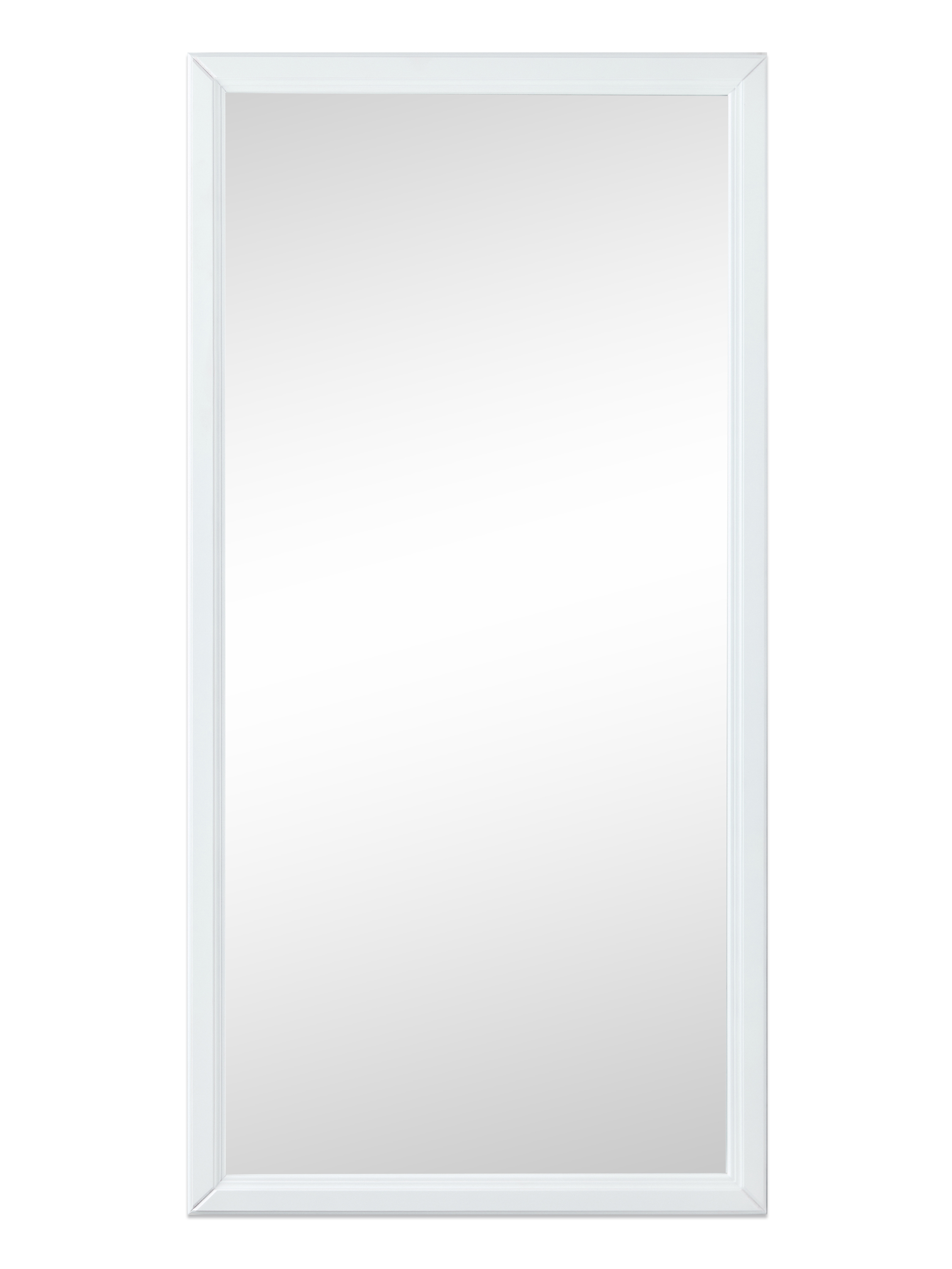 Зеркало настенное Мебелик Ника белый 119,5 см x 60 см
