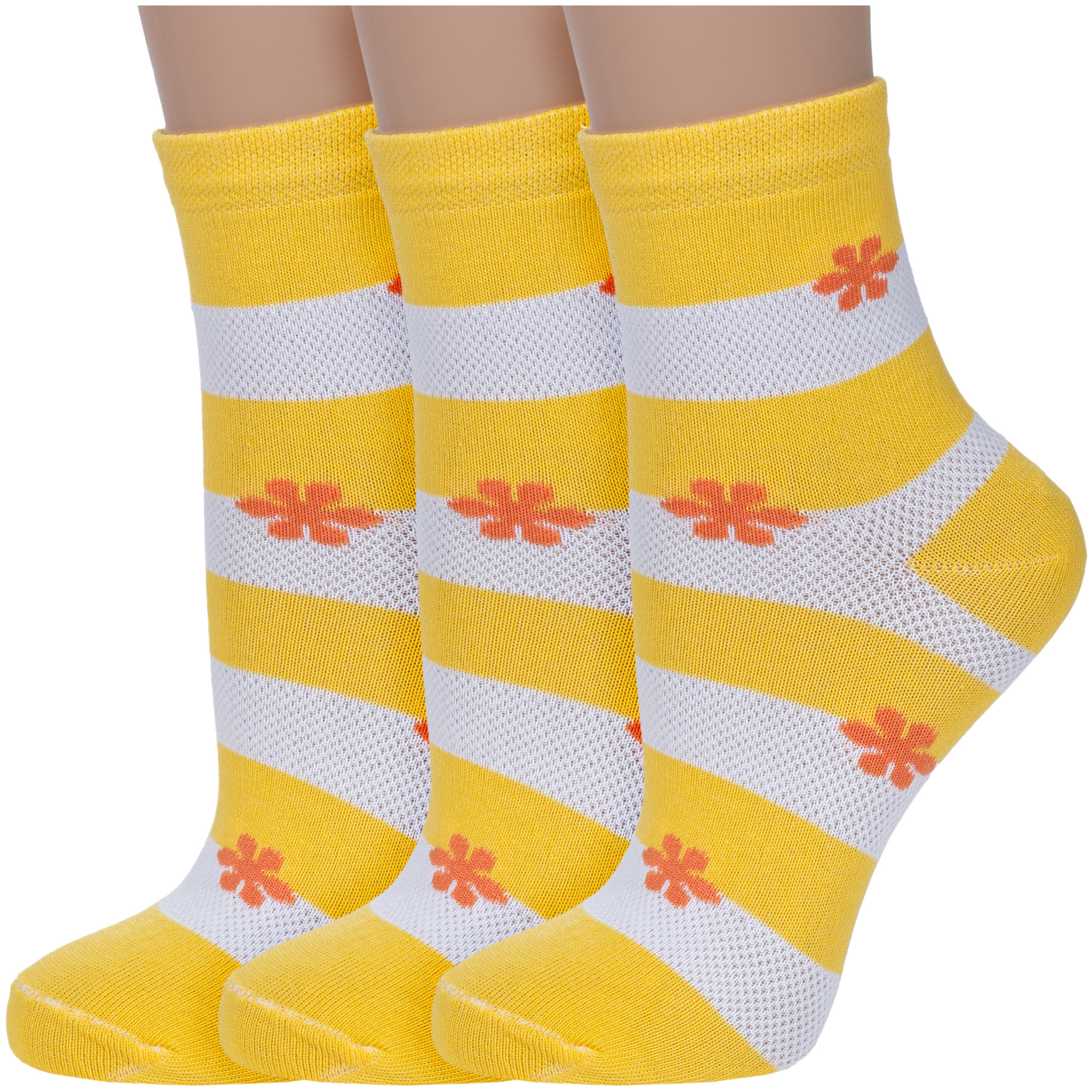 Комплект носков женских Альтаир 3-С40 разноцветных 25