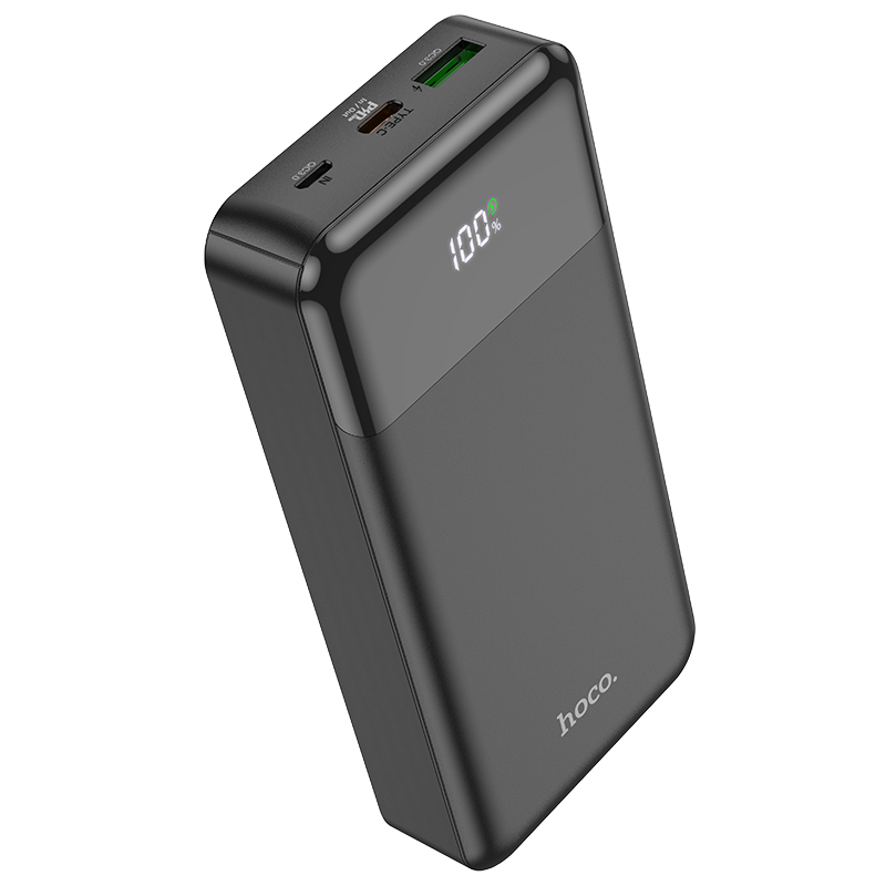 Внешний аккумулятор Hoco J102A Black 20000 мА/ч для мобильных устройств, черный (J102A)