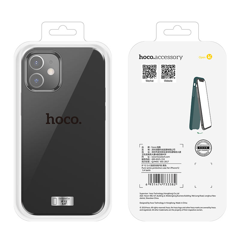 Накладка Hoco Pure iPhone 12 mini 5.4 черный