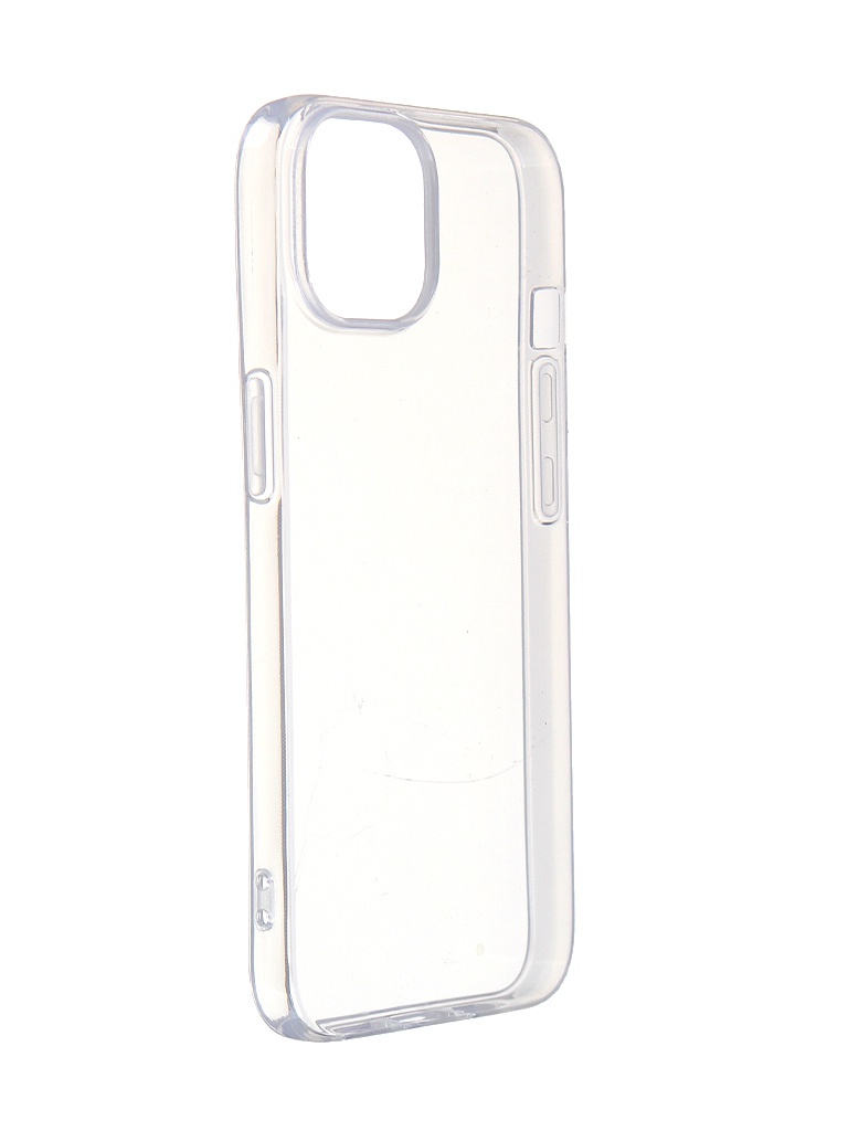 Чехол DF для APPLE iPhone 14 Silicone Super Slim Transparent iCase-26