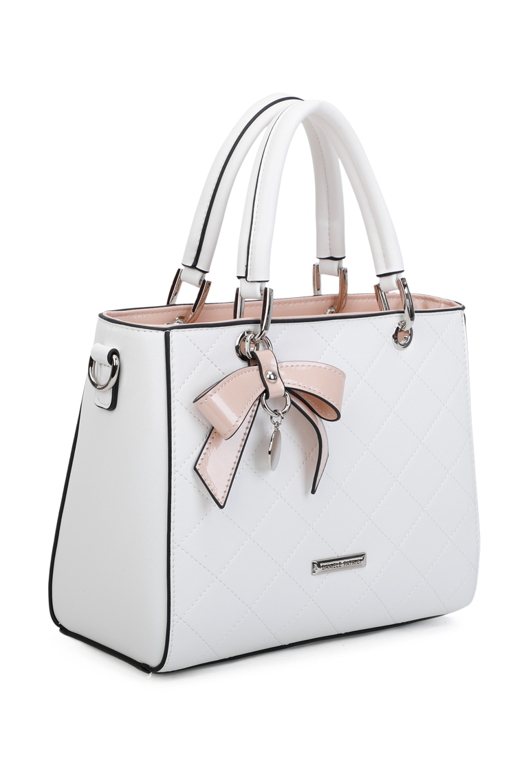 Комплект (брелок+сумка) женский Daniele Patrici LS-4, белый