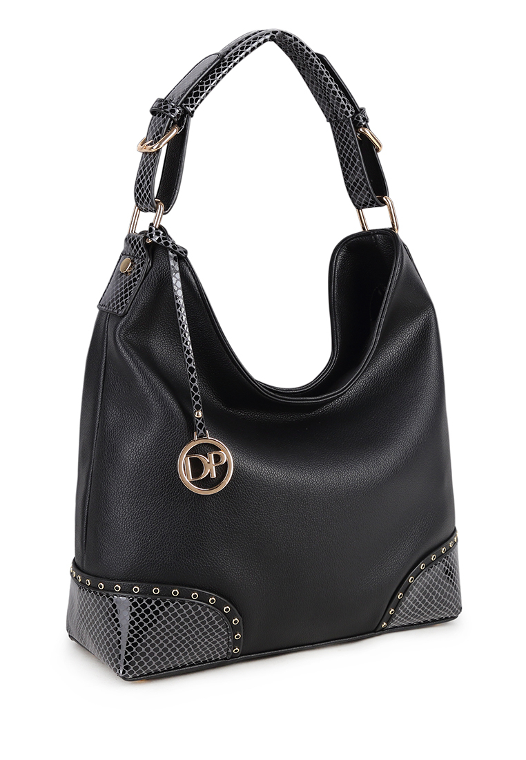 Комплект (брелок+сумка) женский Daniele Patrici K7416, черный