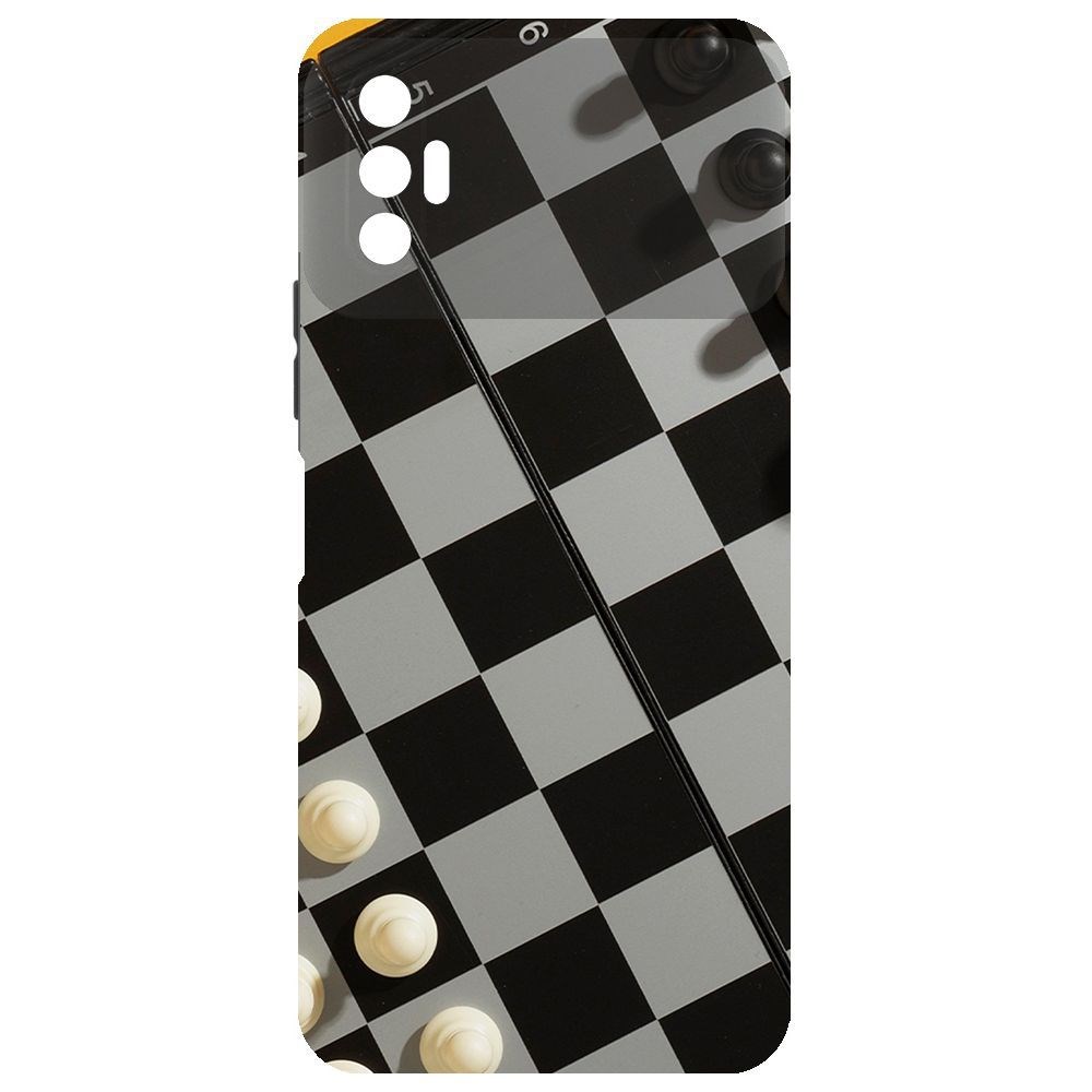 Чехол-накладка Krutoff Soft Case Шахматы для Tecno Spark 8P