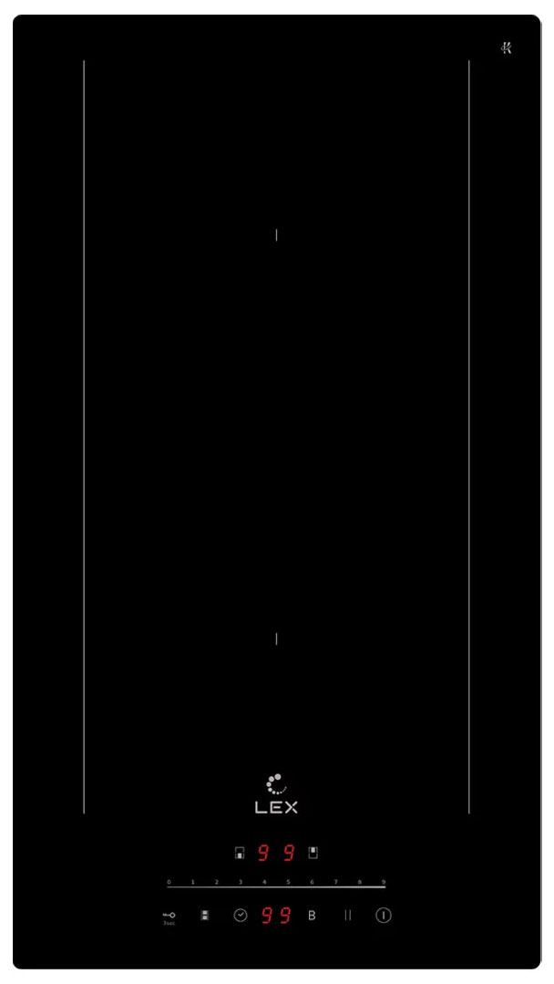 Встраиваемая варочная панель индукционная LEX EVI 321A BL черный