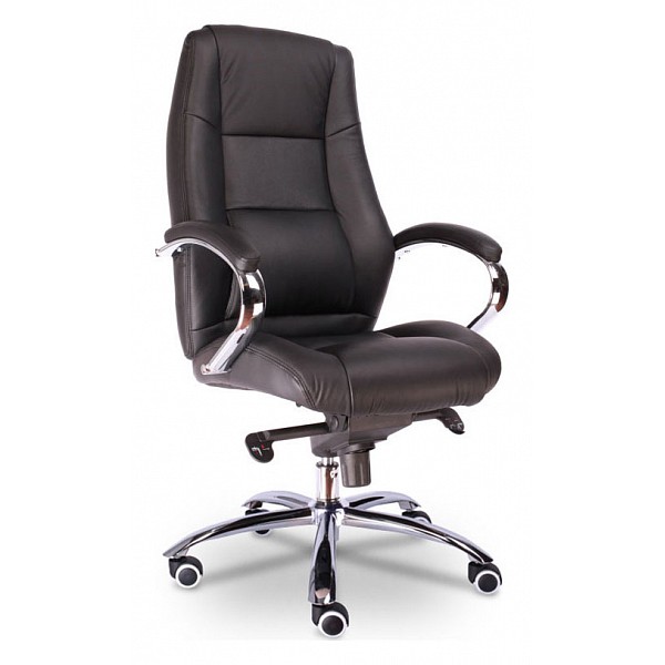 Кресло для руководителя Kron M EC-366 Leather Black