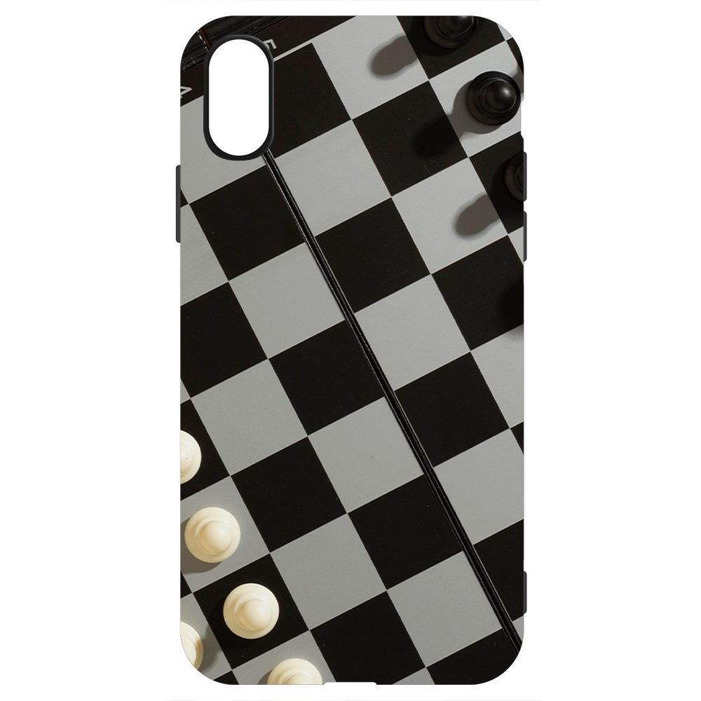 Чехол-накладка Krutoff Soft Case Шахматы для iPhone XR