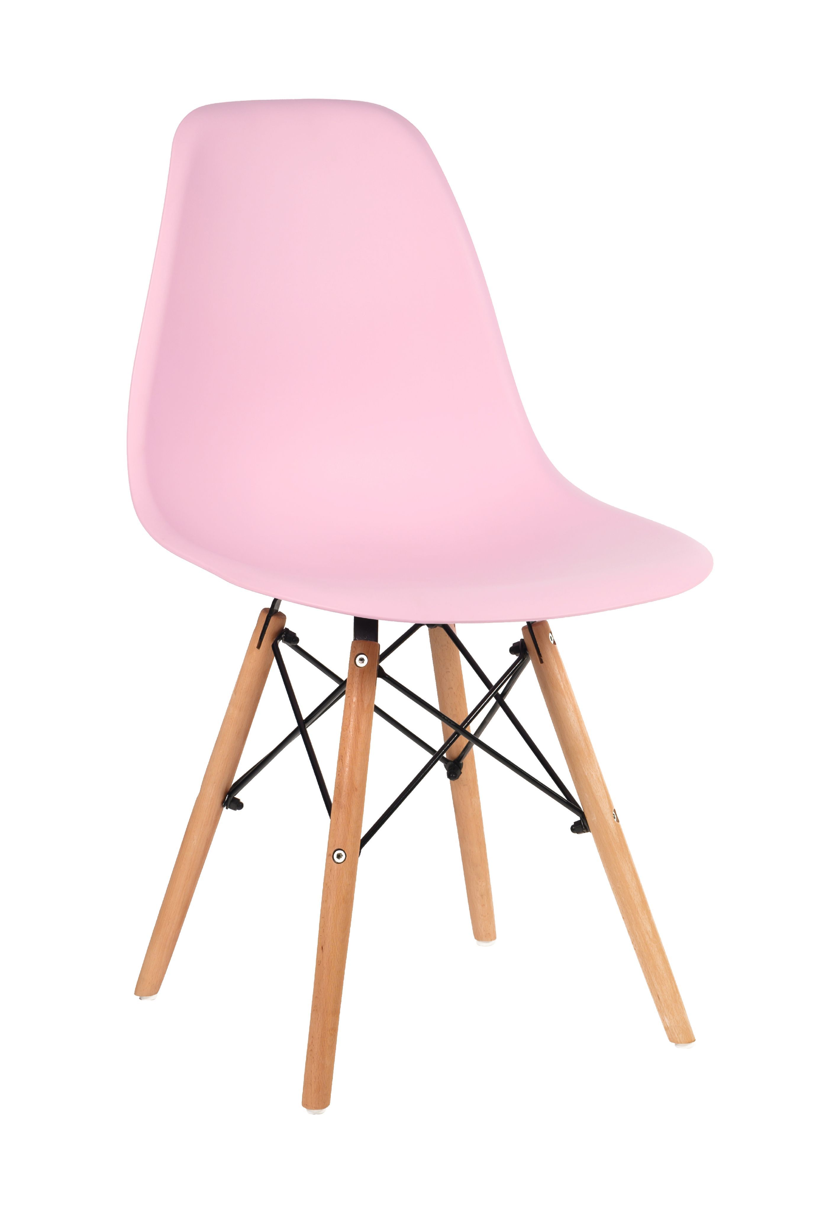 Стул для кухни СтулБержи EAMES DSW, деревянные ножки, 1 шт., фиолетовый