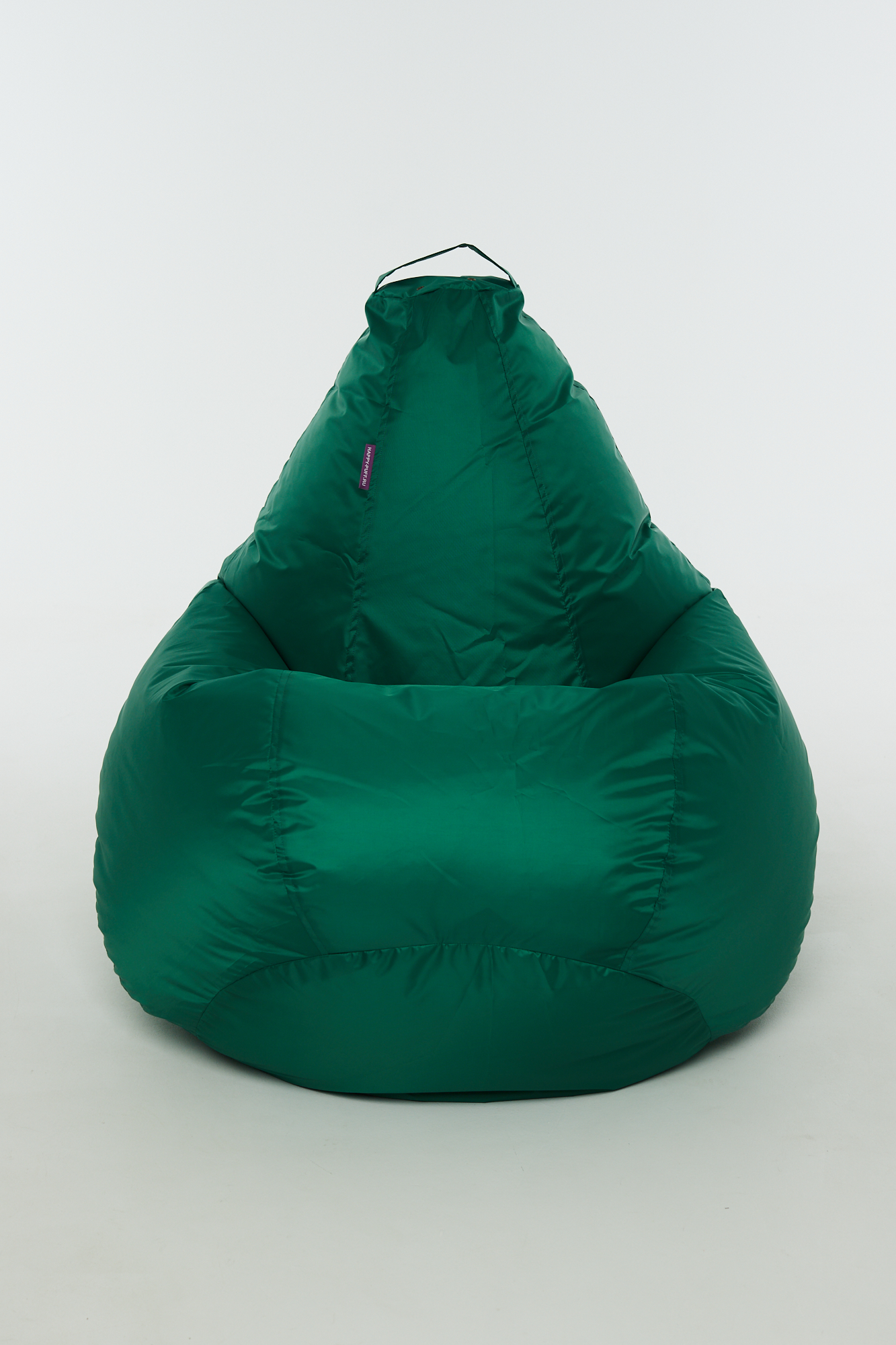Кресло мешок Happy-puff груша XXL-Миди, оксфорд зеленый