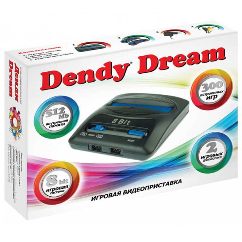 Игровая приставка Dendy Dream 300 игр