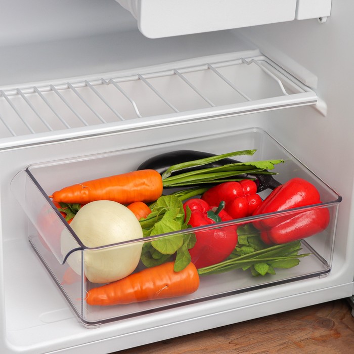 Органайзер для холодильника Berossi Mannaz, 32,9х20,3х10,2 см, прозрачный (ИК 69500000)
