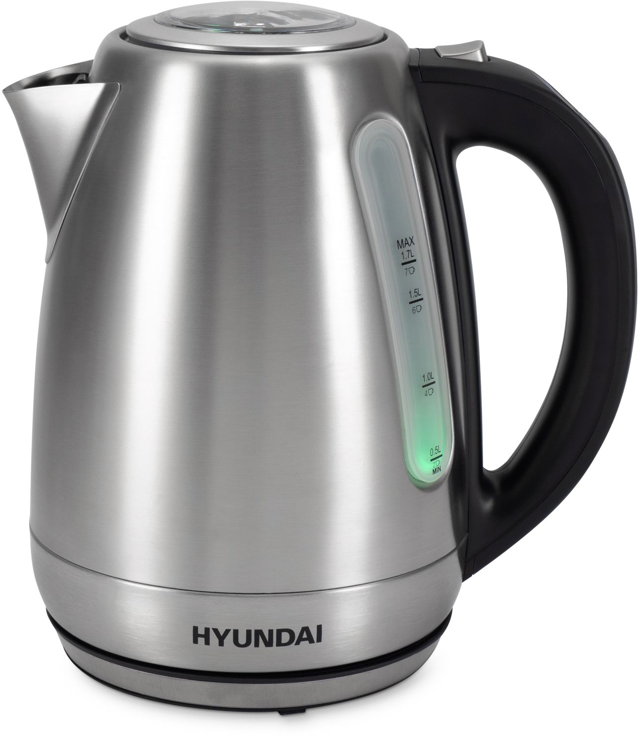Чайник электрический HYUNDAI HYK-S8408 1.7 л серебристый