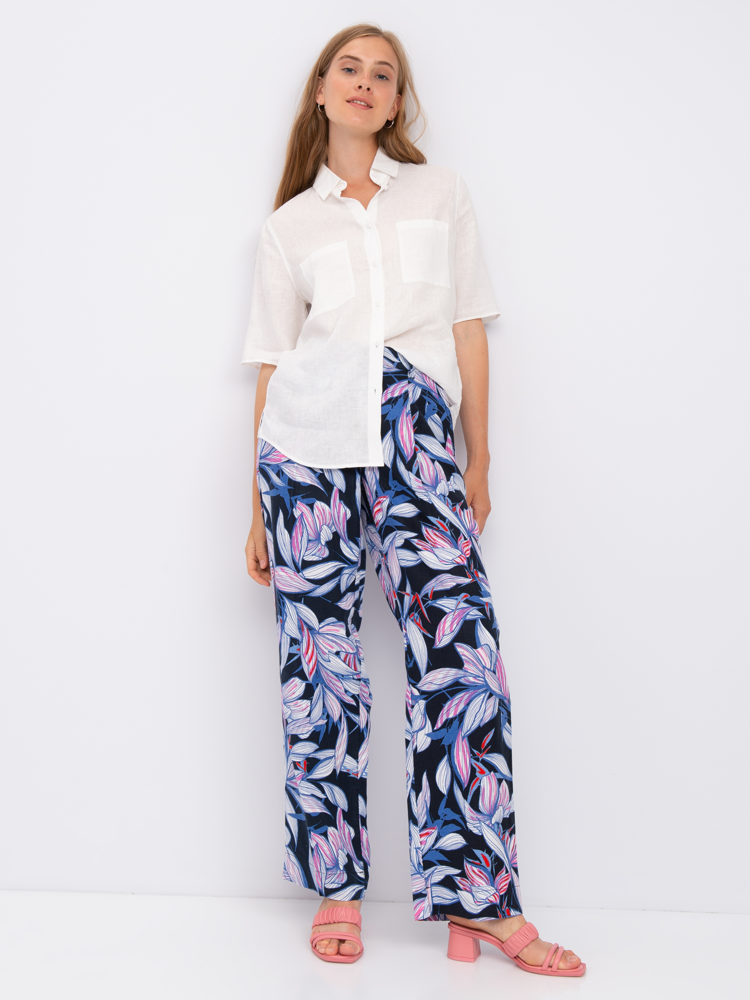 Рубашка женская Gerry Weber 860037-66435-99600 белая 42
