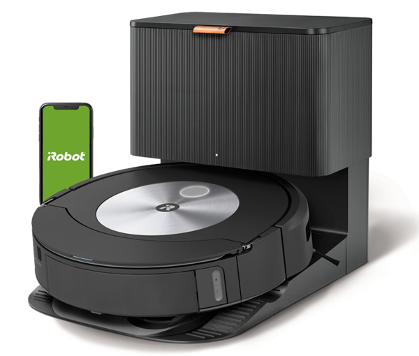 Робот-пылесос iRobot Roomba Combo j7+ серебристый, черный