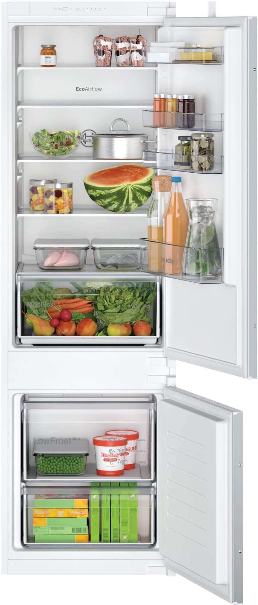 Встраиваемый холодильник Bosch KIV87NSE0 белый