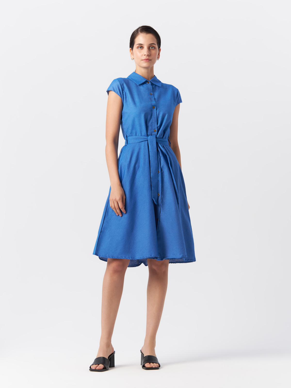 Платье женское Chezalou 416VGN1405 синее M