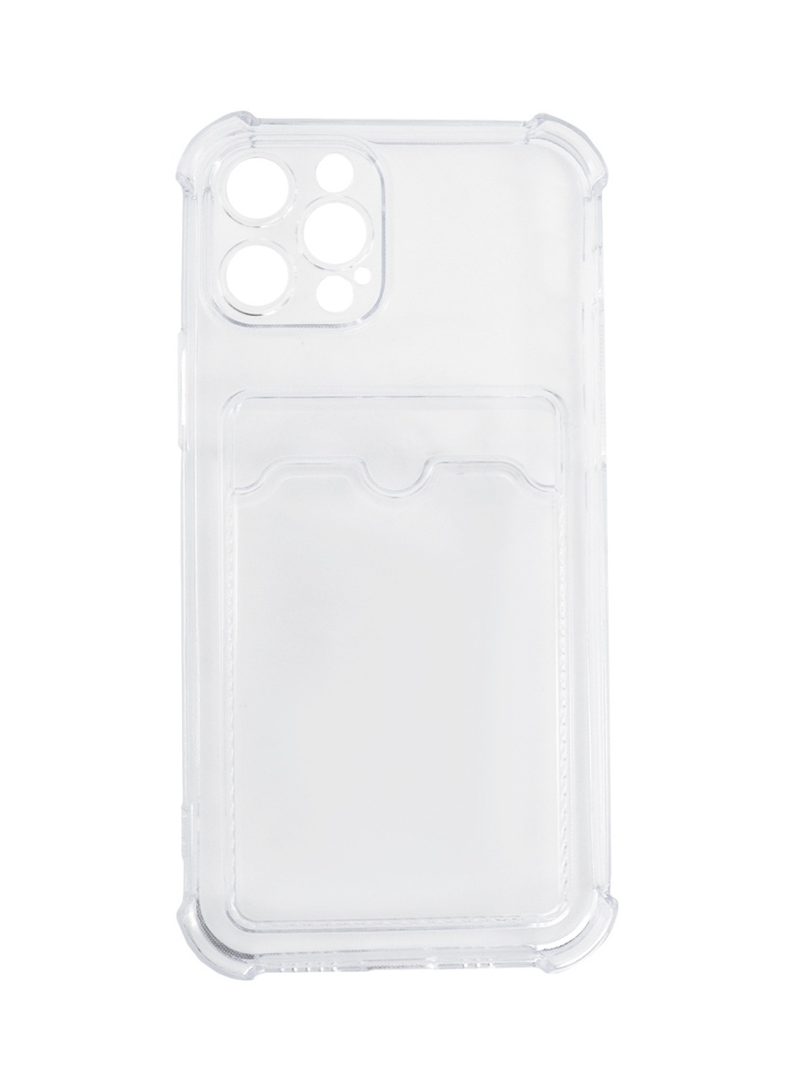 Защитный чехол LuxCase картхолдер для карт, кейс с карманом на iPhone 12 Pro Max, 63508