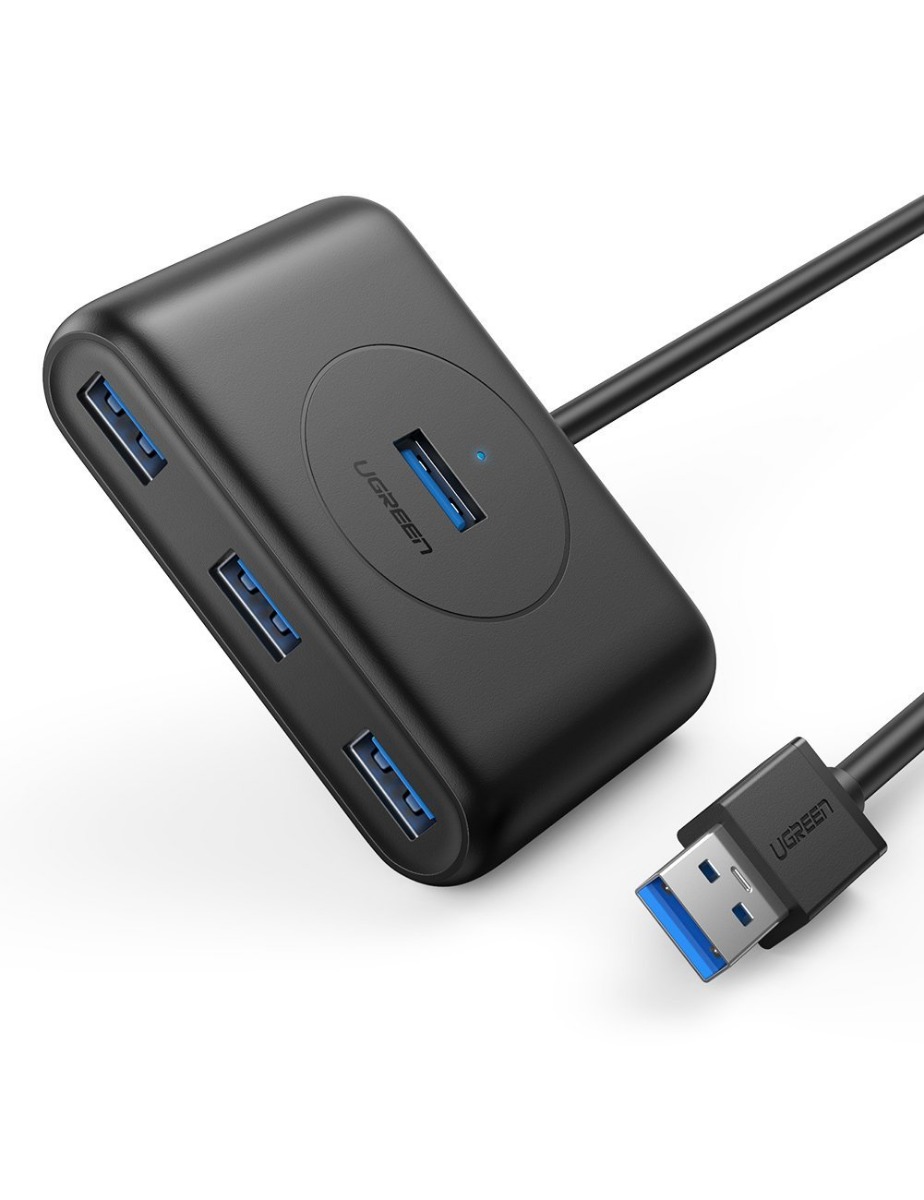 USB-концентратор uGreen USB 3.0 x 4, 1 м, 4-in-1 USB 3.0 Data Hub