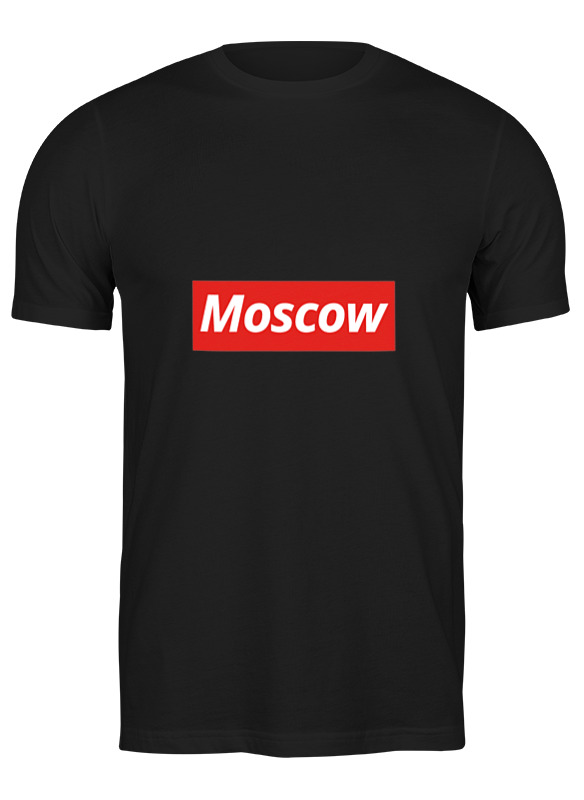 Футболка мужская Printio Moscow черная 3XL