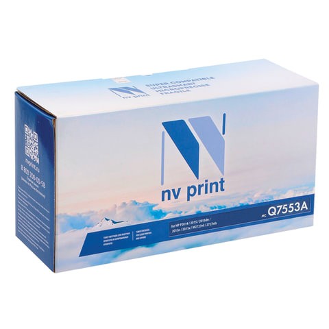 Картридж для лазерного принтера NV Print Q7553A, Black, совместимый