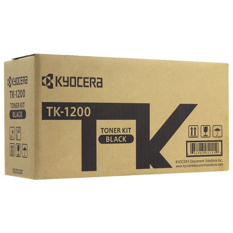 Тонер-картридж Kyocera TK-1200, Black, оригинал 1T02VP0RU0