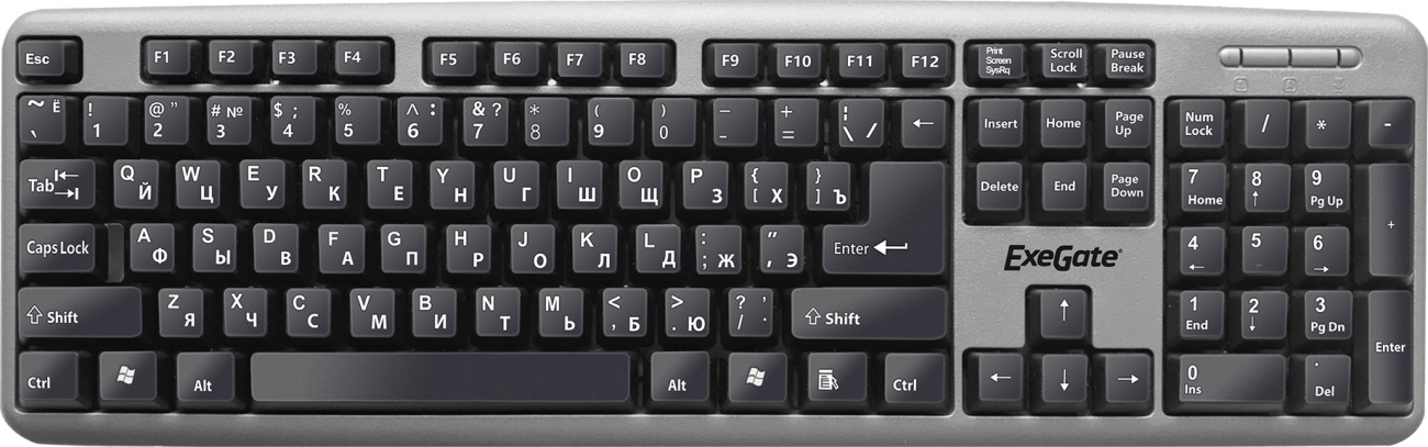 Проводная клавиатура ExeGate LY-401 Black (EX264086RUS)