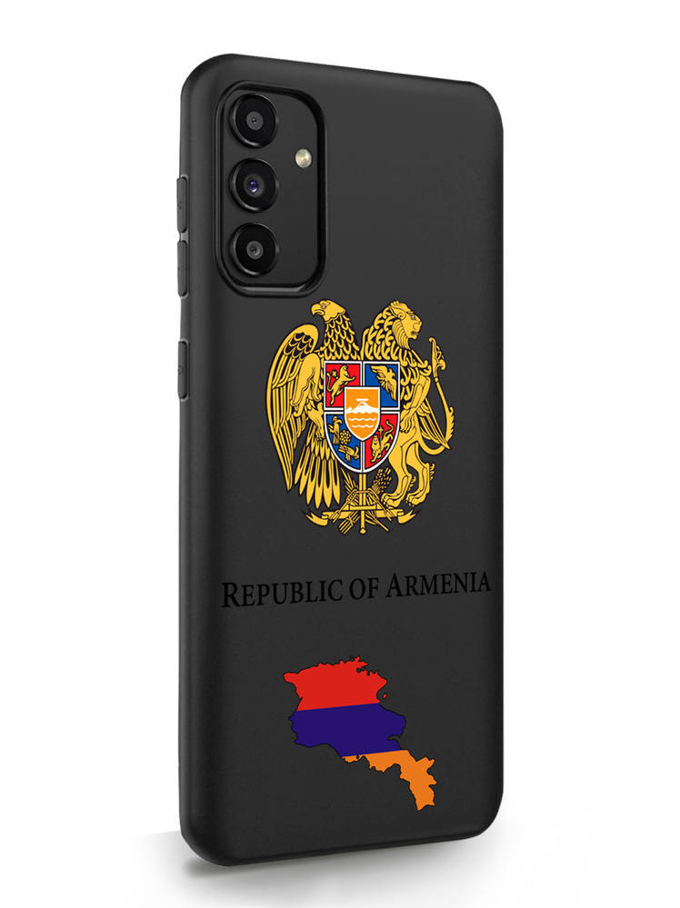 Чехол SignumCase для Samsung Galaxy A13 Герб Армении черный