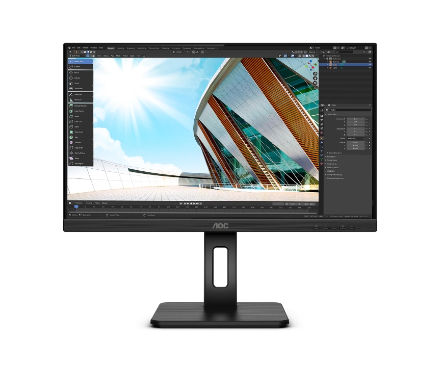 23.8" Монитор AOC Q24P2Q Black 75Hz 2560x1440 IPS