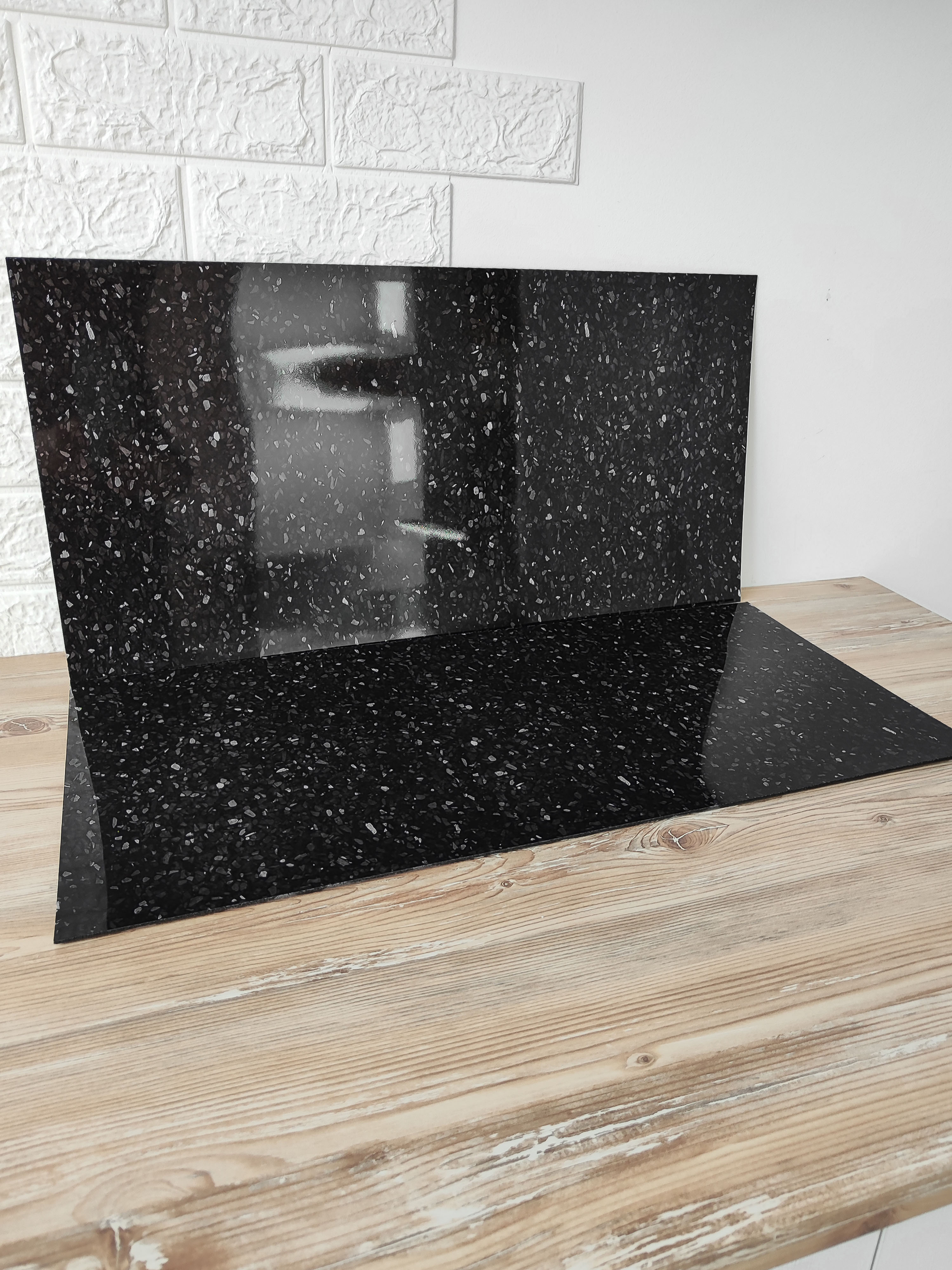 Панель стеновая самоклеящаяся Baizheng BD-CL038 3D Черный мрамор