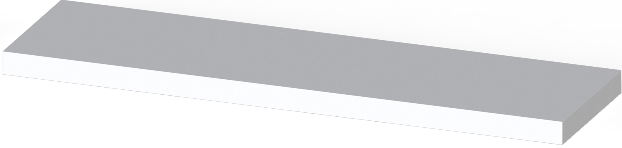 Полка настенная Шведский Стандарт ФОРА, белая, 25х90 см