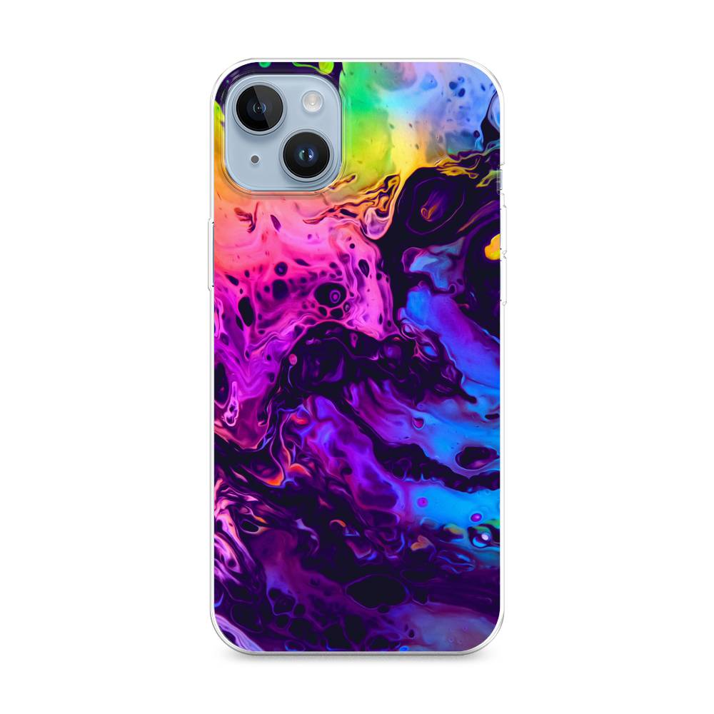 Чехол Awog на Apple iPhone 14 Plus / Айфон 14 Плюс "ACID fluid"