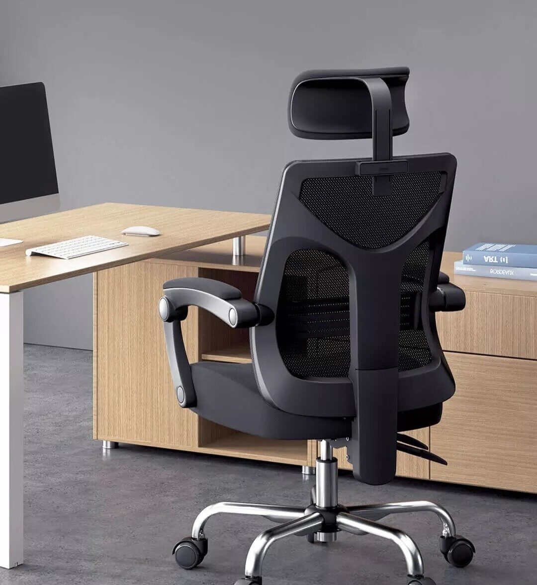 Эргономичное кресло Xiaomi HBADA Ergonomic Chair (HDNY164BM) Чёрное
