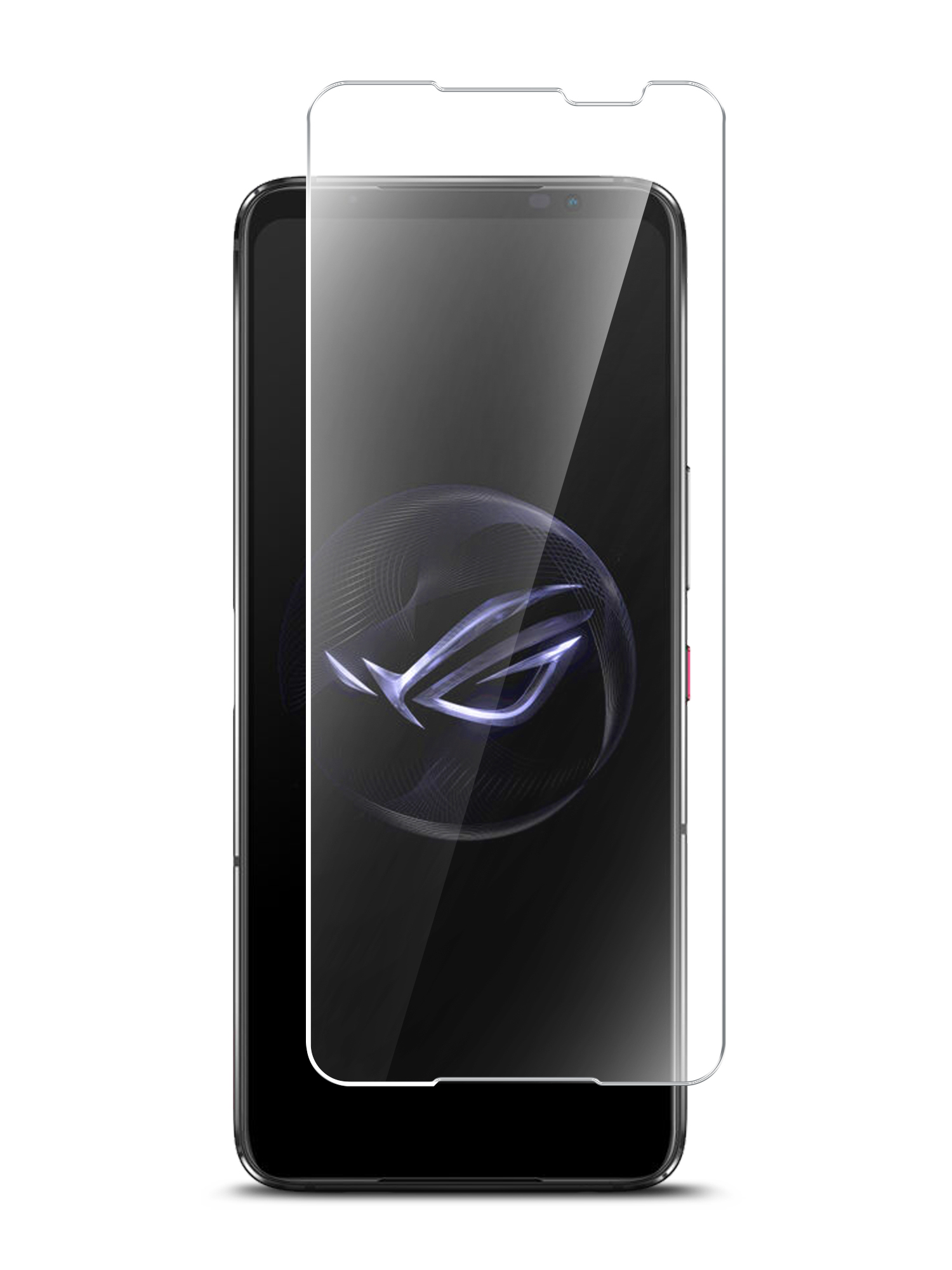 Гибридное защитное стекло Brozo на Asus Rog Phone 7