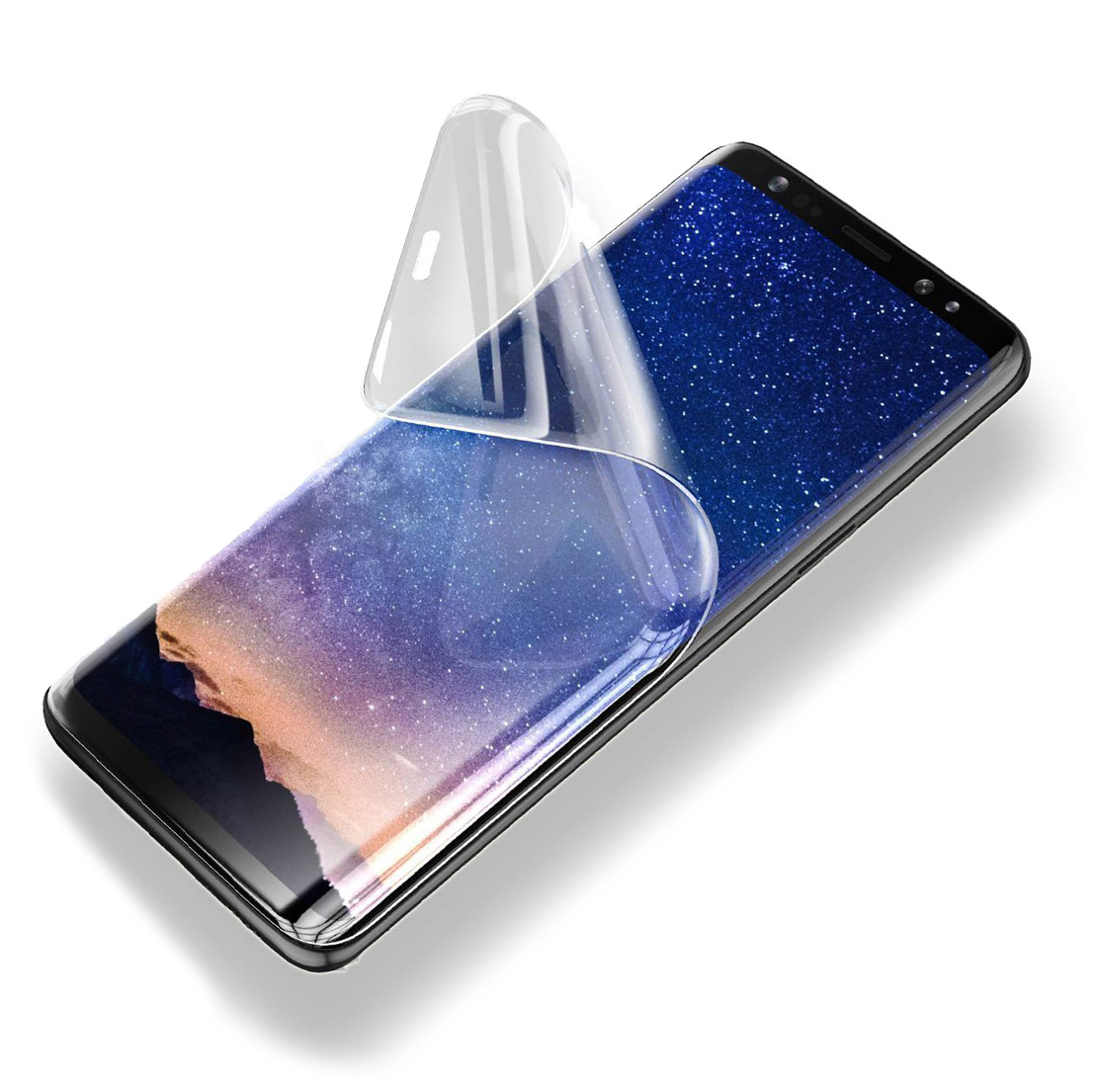 Пленка защитная гидрогелевая Krutoff для SAMSUNG Galaxy A8 (2018)