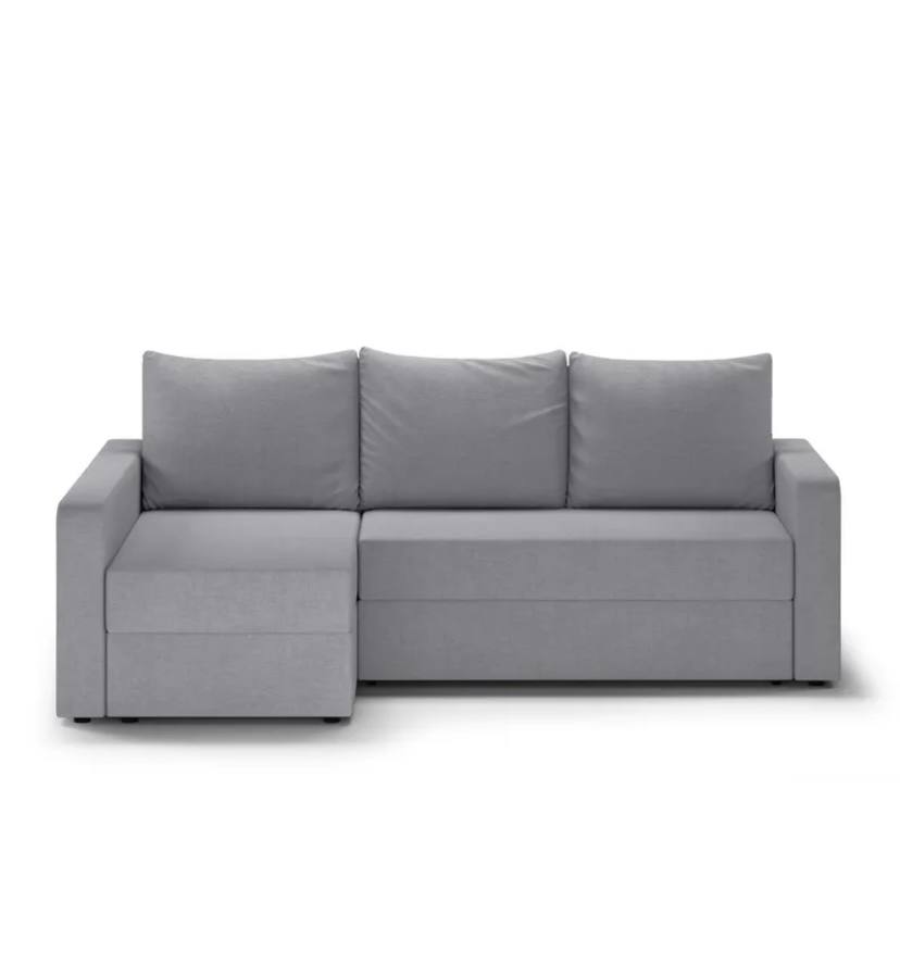 Угловой диван-кровать WESTENY ART-104-YG-7-SR левый серый