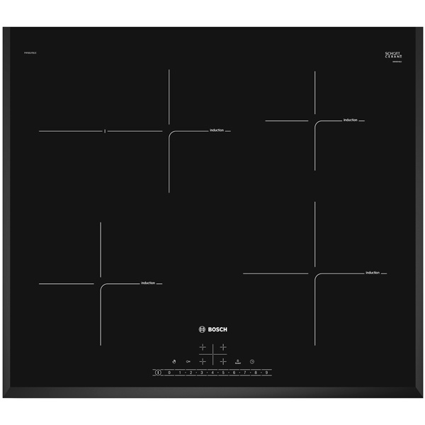Встраиваемая варочная панель индукционная Bosch PIF651FB1E черный