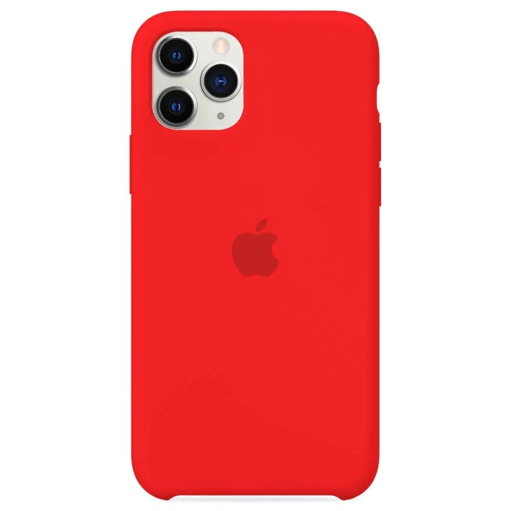 Чехол для Apple iPhone 11 Pro Silicone Case (Красный)