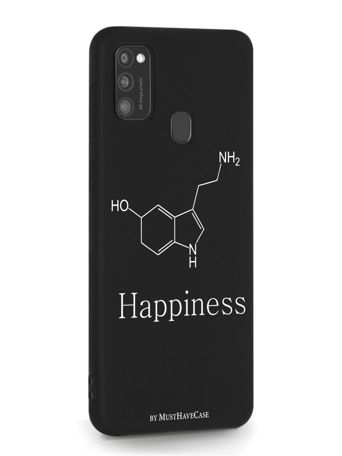 Чехол MustHaveCase для Samsung Galaxy M21 Молекула счастья черный
