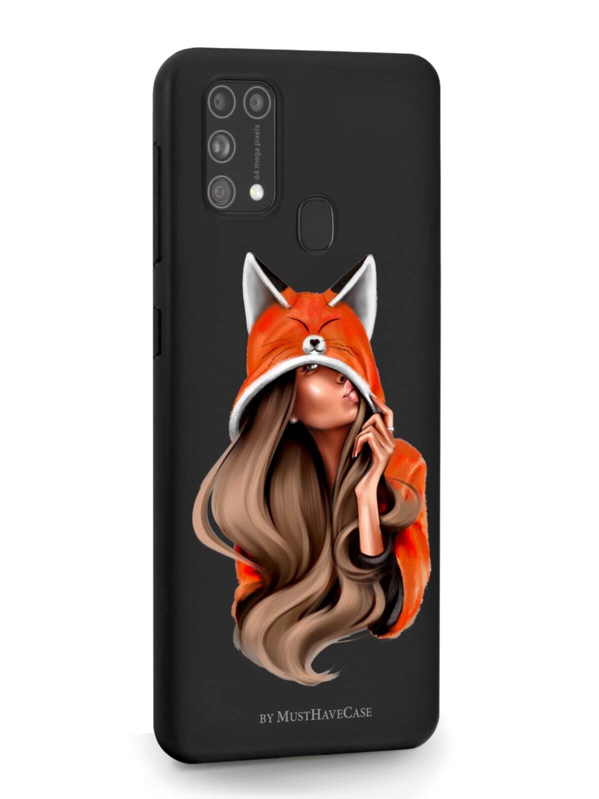 Чехол MustHaveCase для Samsung Galaxy M31 Лисичка черный
