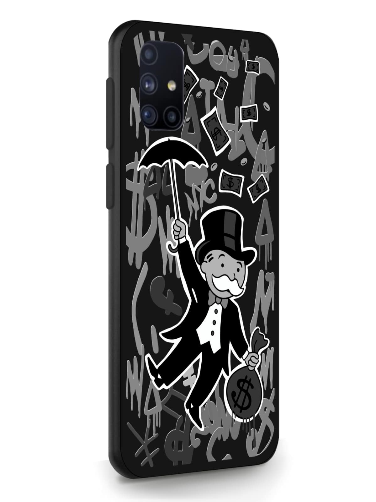 Чехол MustHaveCase для Samsung Galaxy M31s Monopoly Black Edition черный