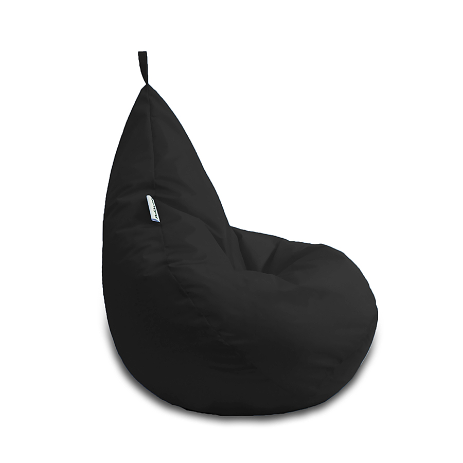 Кресло-мешок PUFON Груша XL, черный