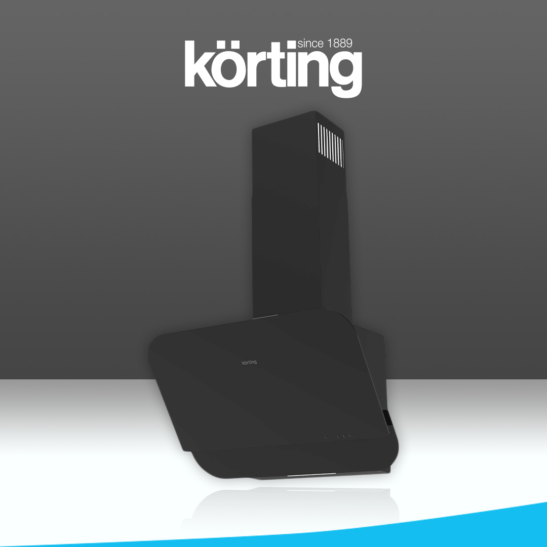 Вытяжка настенная Korting KHC 66135 GN черный
