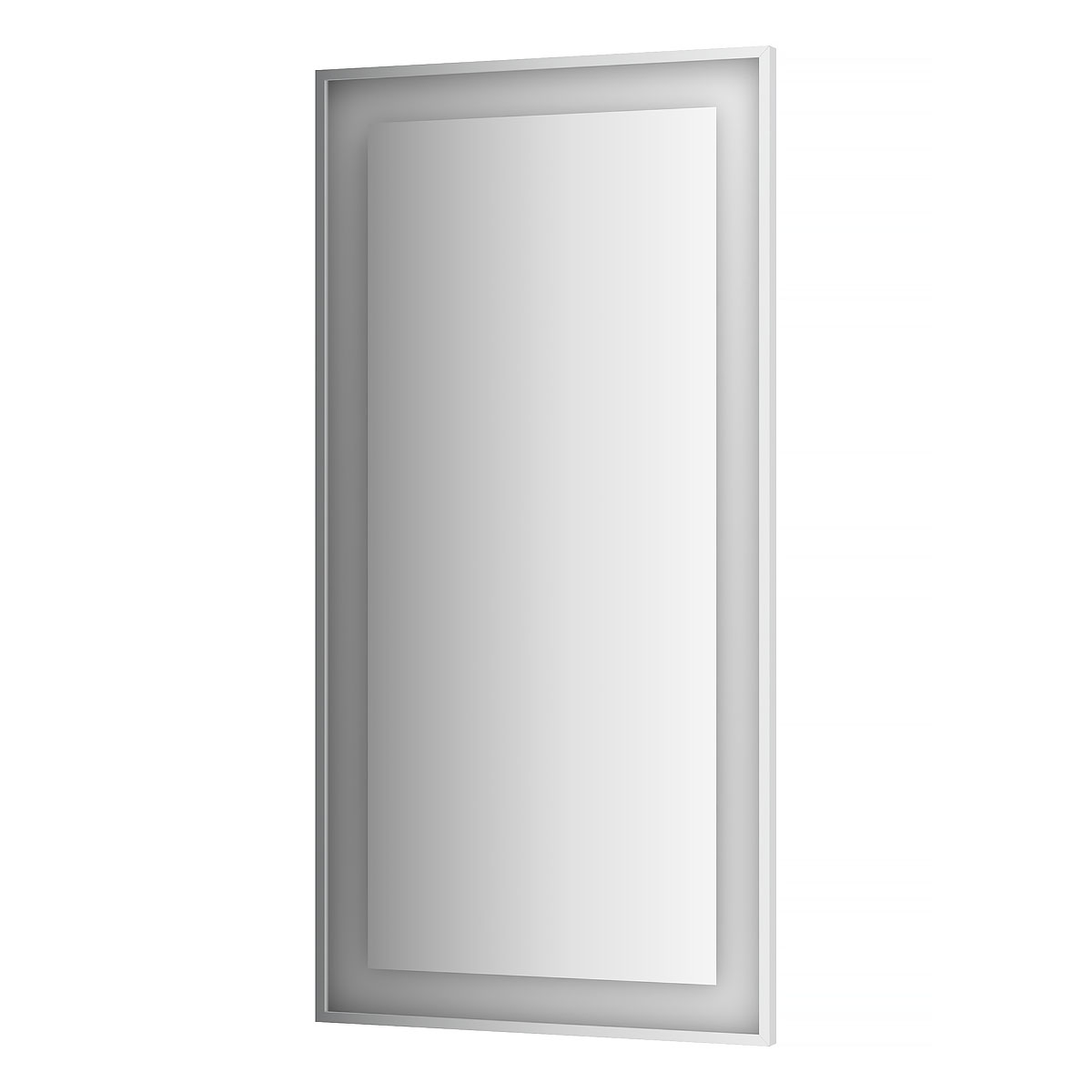 Зеркало в багетной раме со встроенной Led-подсветкой Evoform BY 2216, 160х80 3000 К