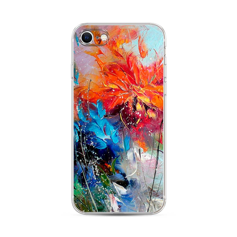 Чехол на Apple iPhone 7 "Абстрактные цветы"