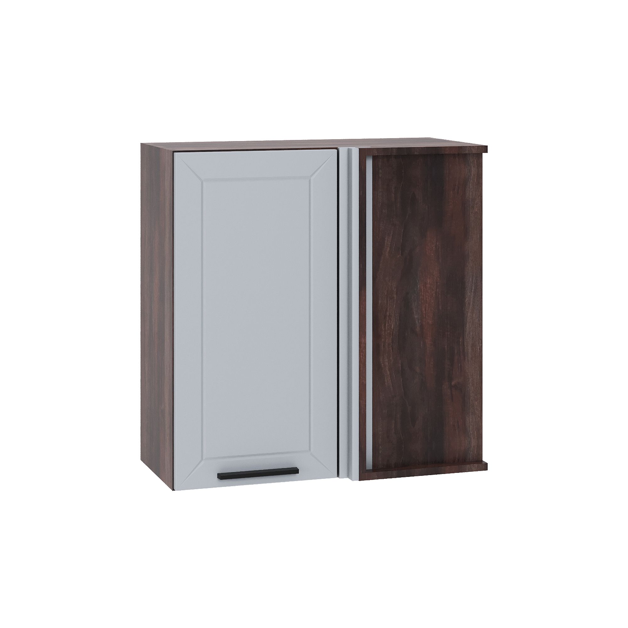 Кухонный модуль настенный Сурская мебель Глетчер 70x34,5x71,6 см угловой