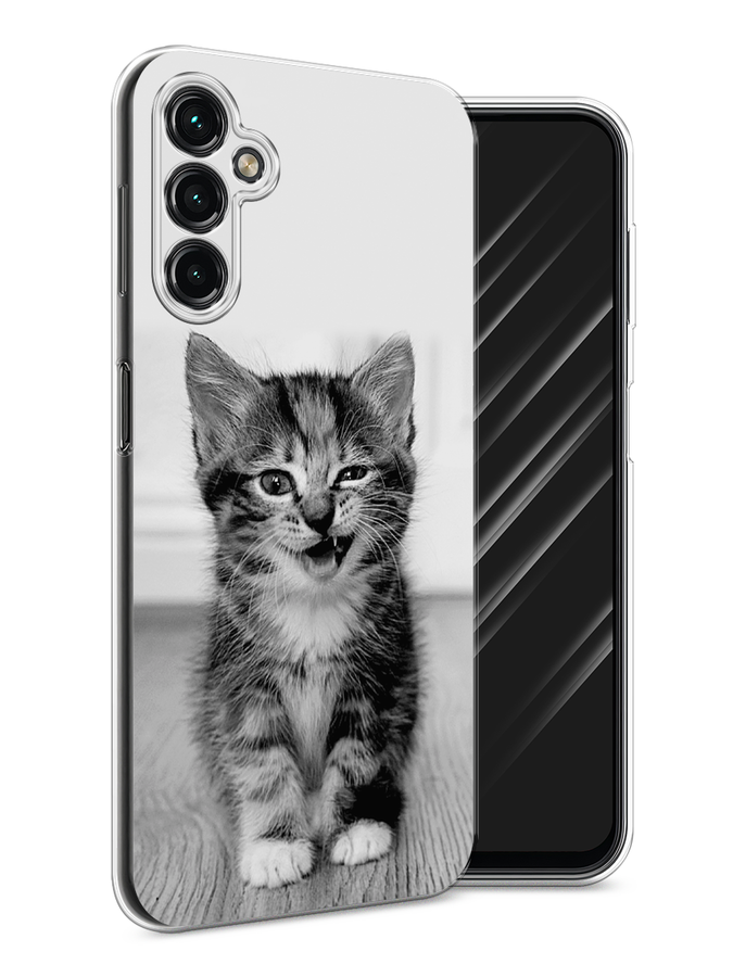 Чехол Awog на Samsung Galaxy A14 4G "Подмигивающий котенок"